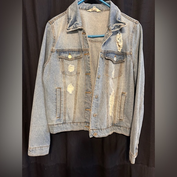 Ciso | Jackets & Coats | Cisono Light Wash Denim Jacket | Poshmark